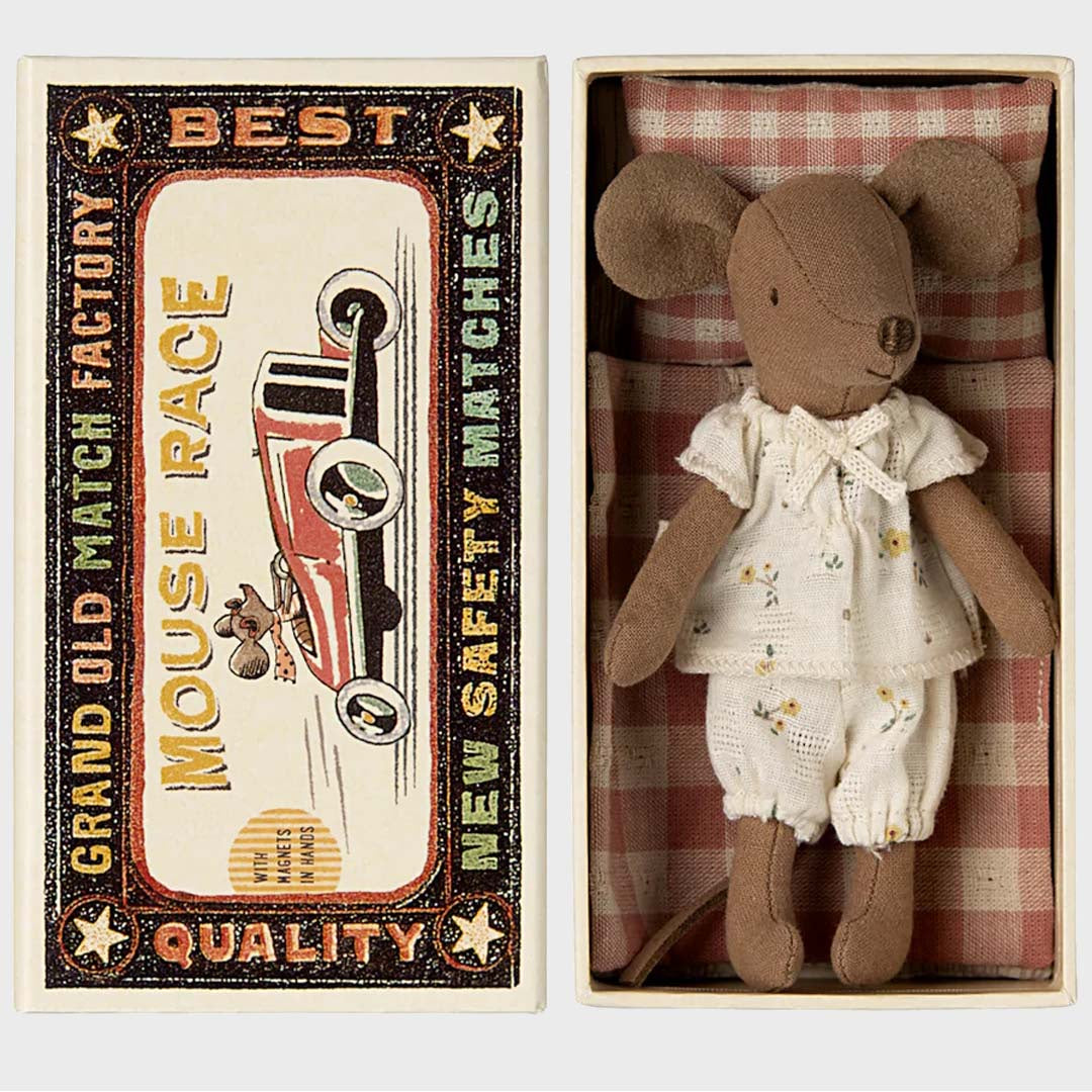 Maileg Design Big Sister Mouse in Matchbox | BY SAN SEBASTIAN