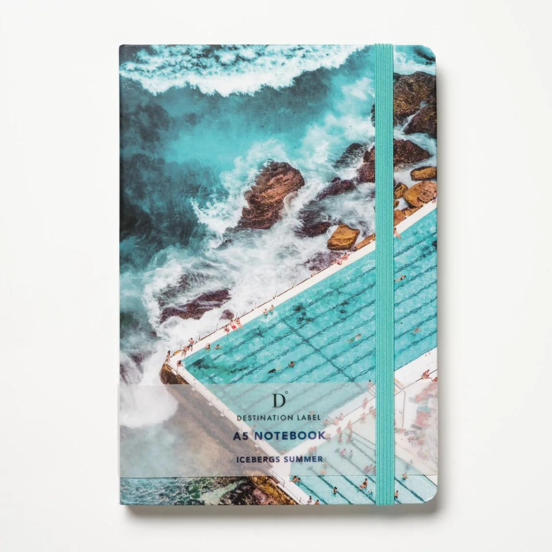 Destination Label Notebook | Icebergs Summer