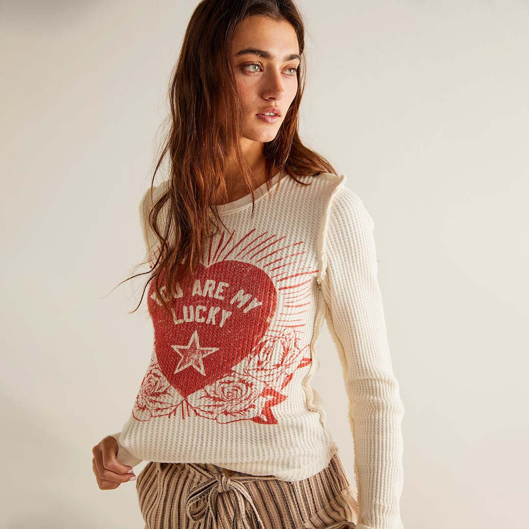 Free People Lucky Locket Tee | Ivory