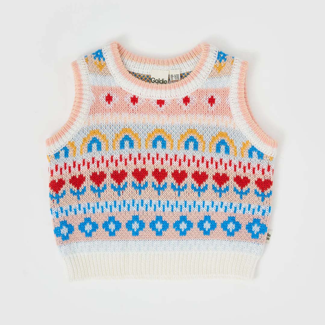 Goldie + Ace Matilda Sweater Vest | BY SAN SEBASTIAN