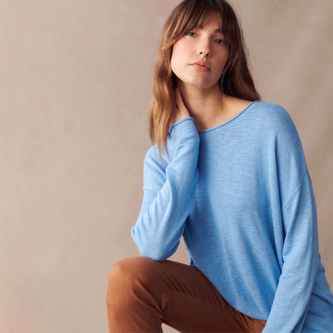 Little Lies Blue Nellie Top | BY SAN SEBASTIAN