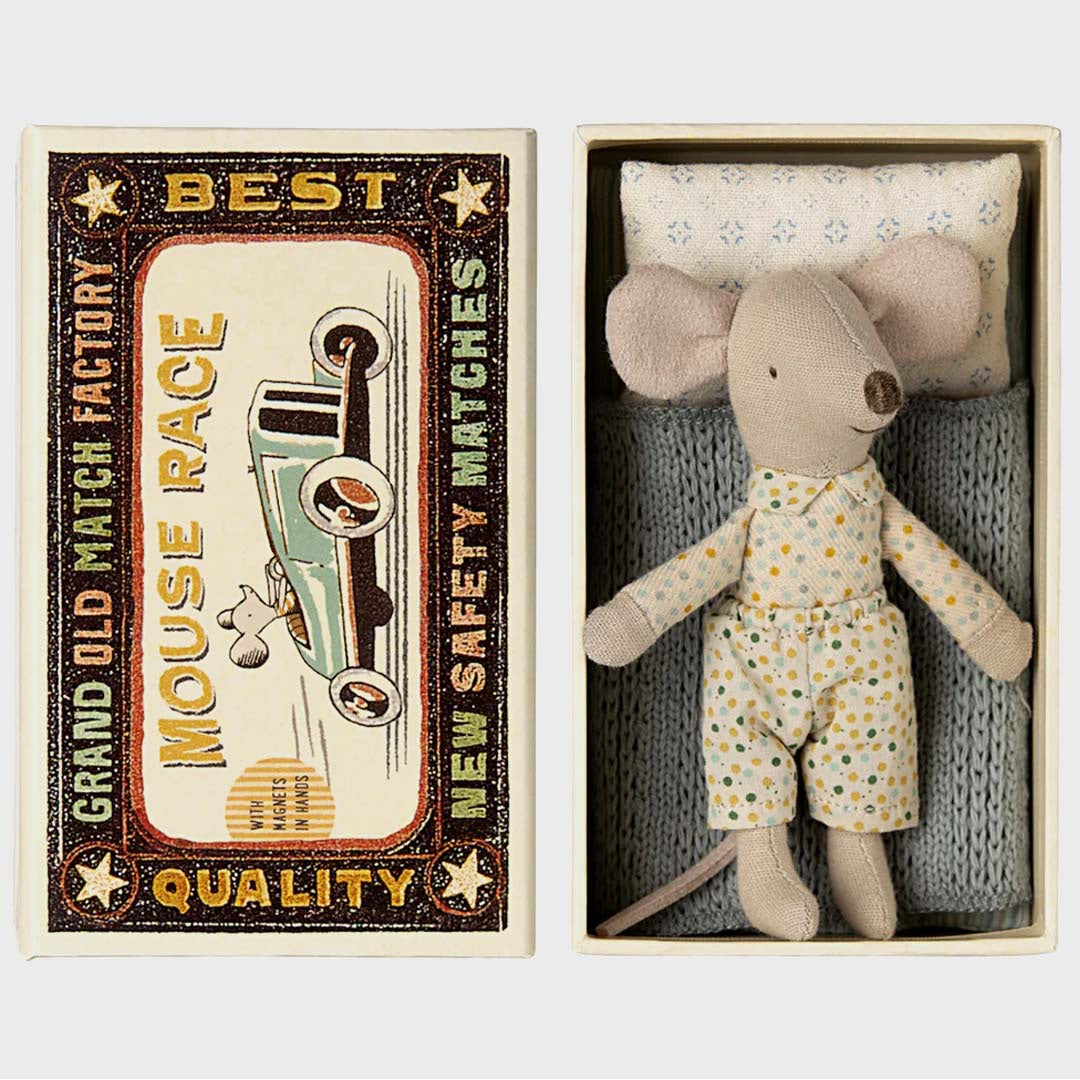 Maileg Design Little Brother Mouse in Matchbox | BY SAN SEBASTIAN