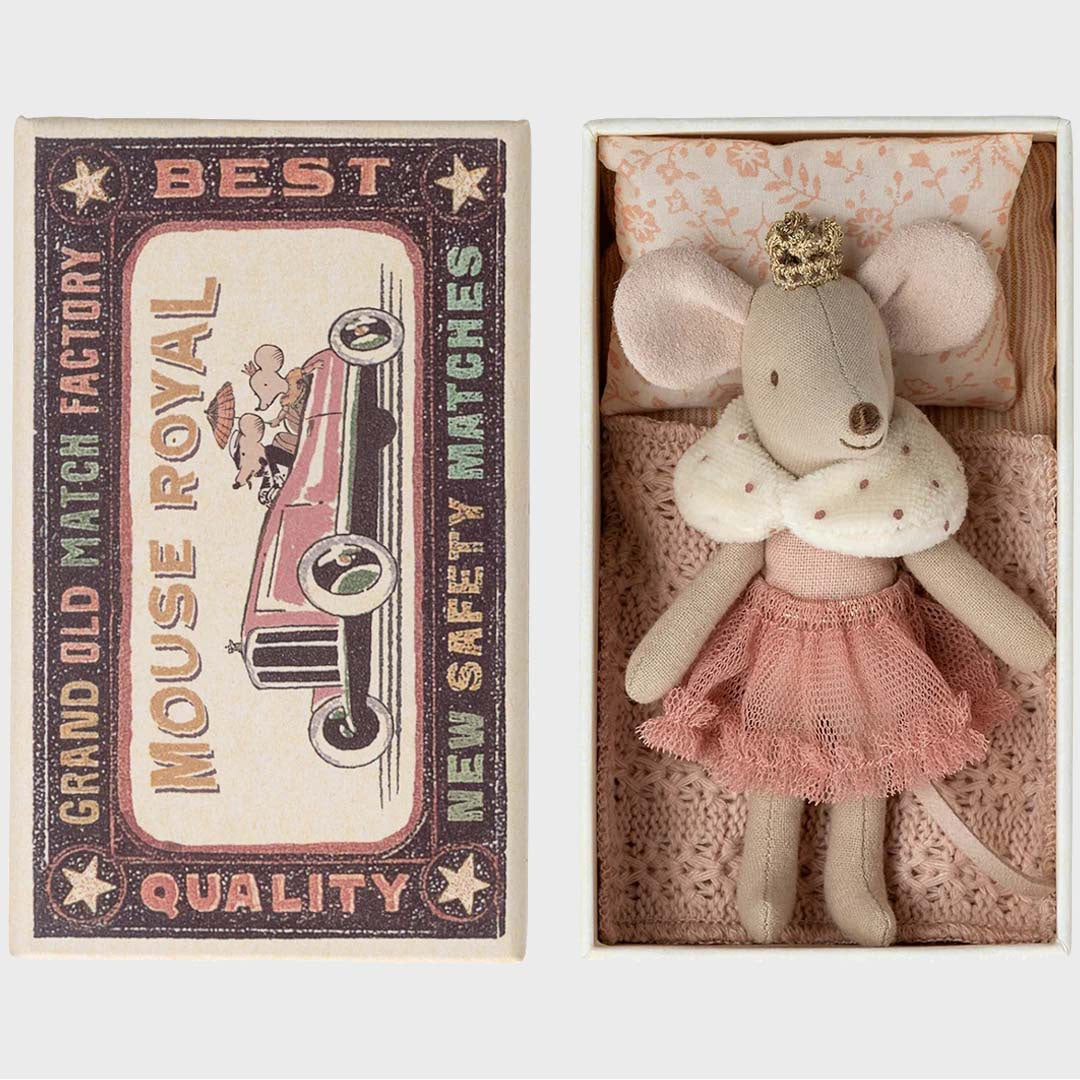 Maileg Design Princess Mouse in Matchbox | BY SAN SEBASTIAN
