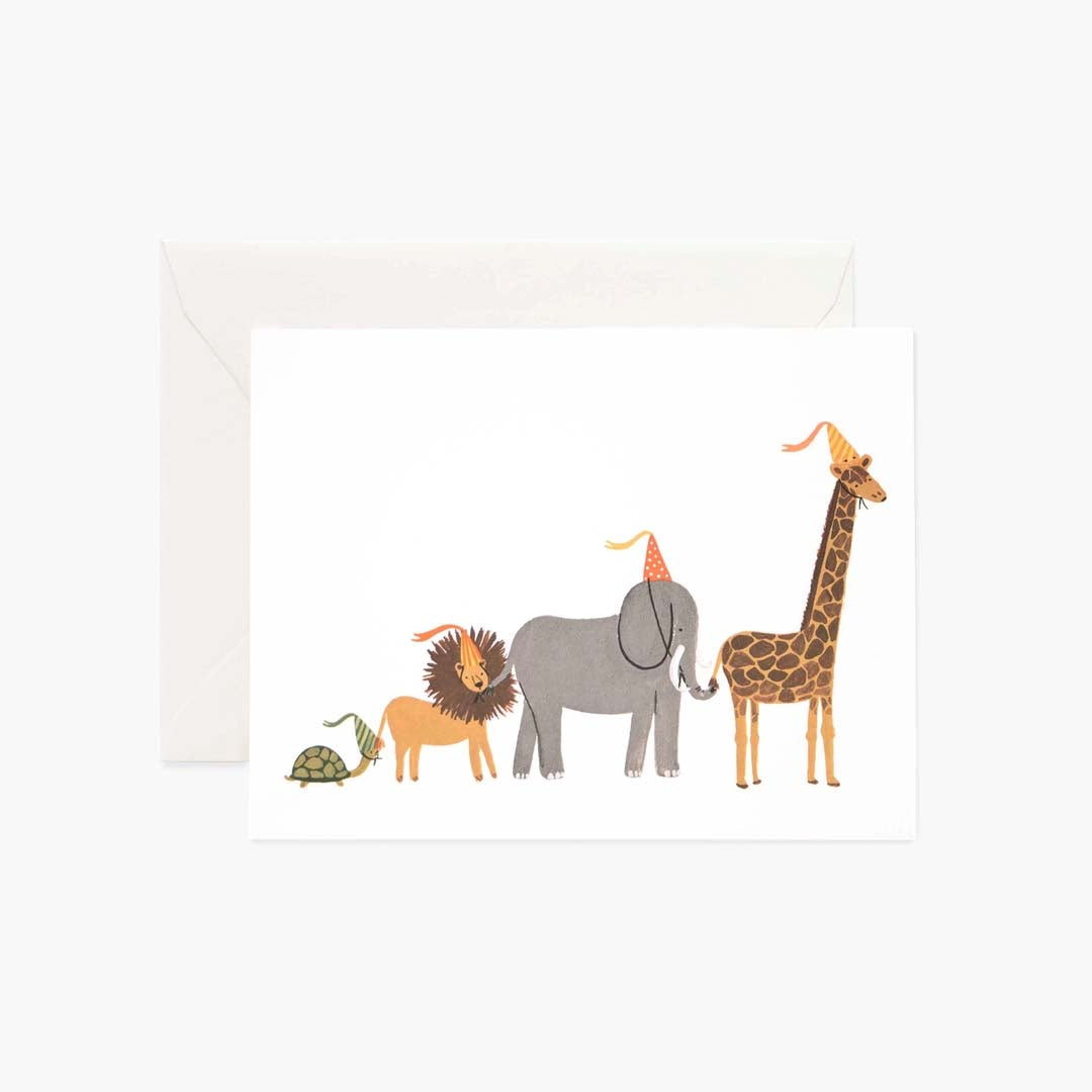 Rifle Paper Co. Party Parade Baby Card | BY SAN SEBASTIAN