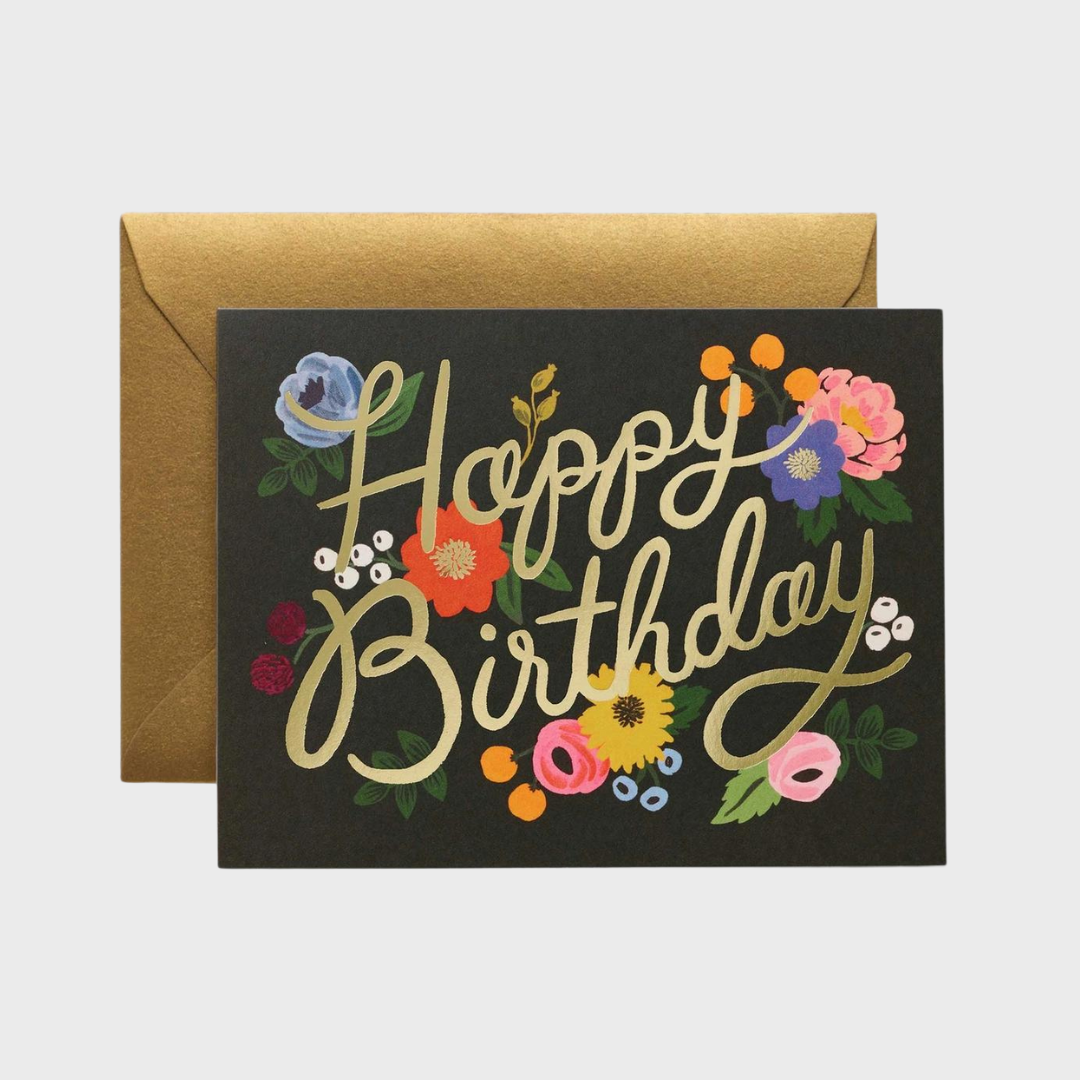 Rifle Paper Co. Vintage Blossoms Birthday Card | BY SAN SEBASTIAN