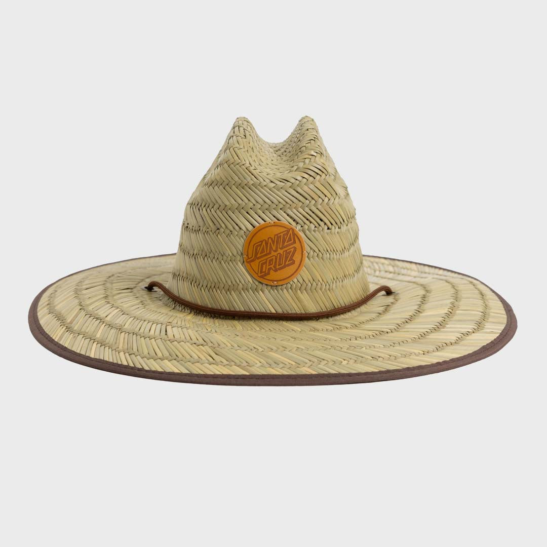 Santa Cruz Natural Dot Mono Hat Straw Hat | BY SAN SEBASTIAN