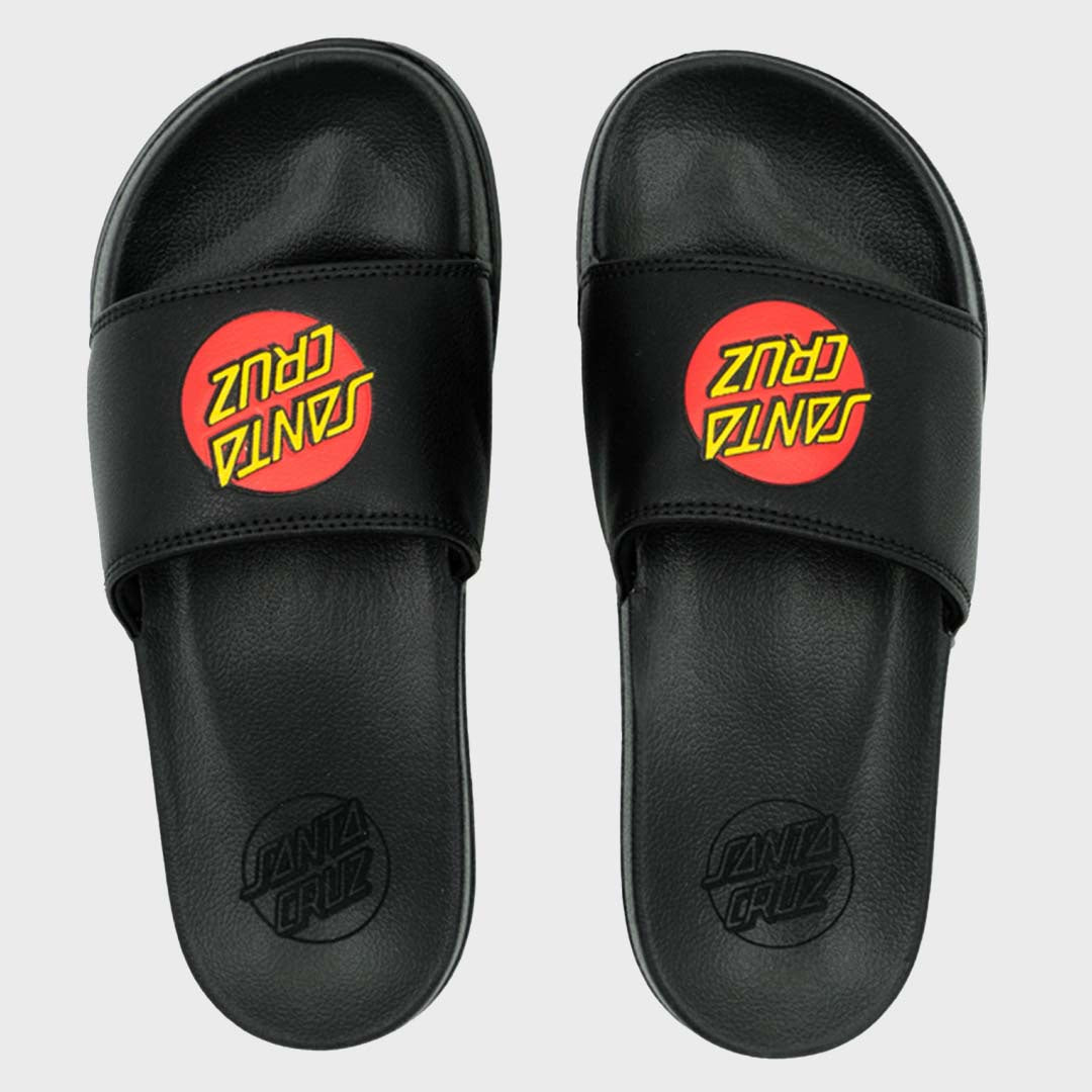 KIDS CLASSIC DOT SLIDES | BLACK